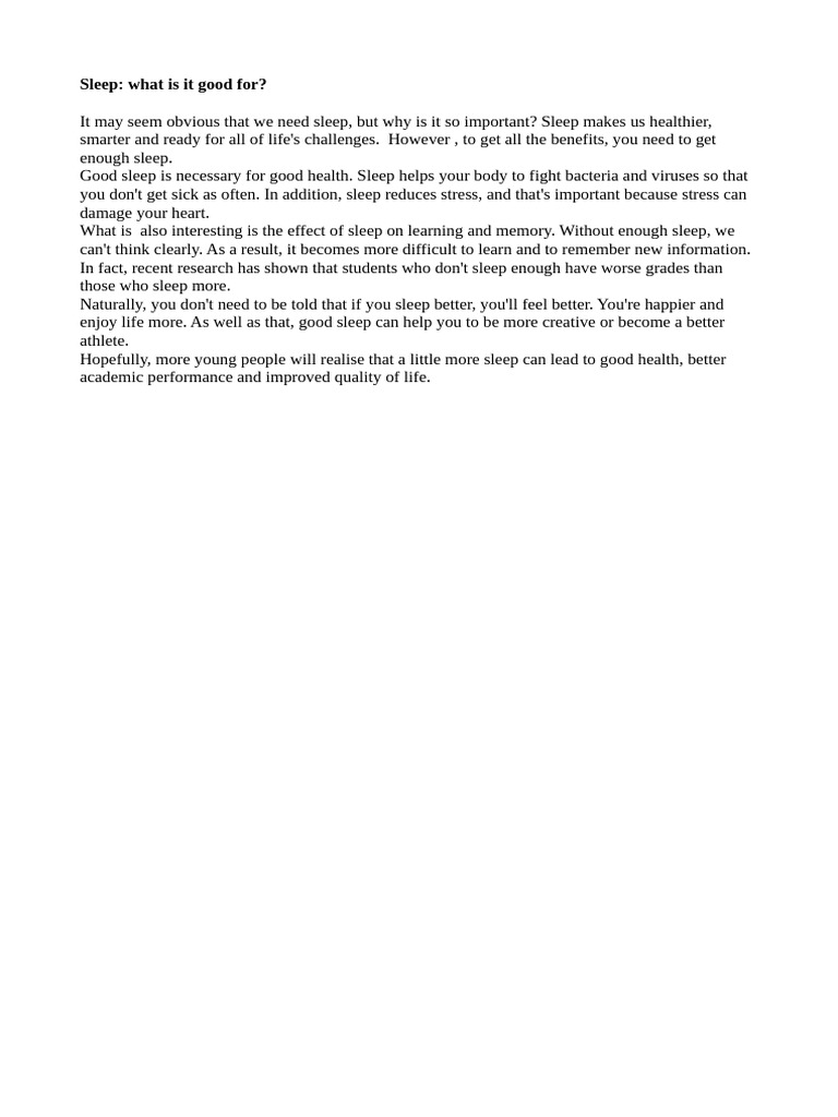 Sleep Pdf