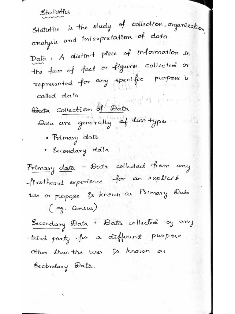 Statistics Unit 3 | PDF