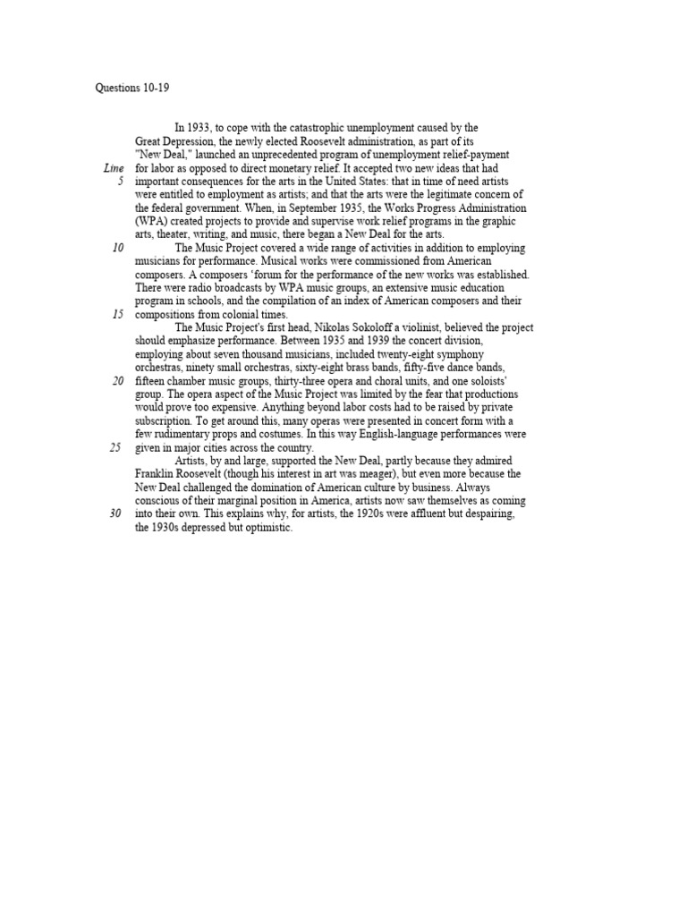 10 - 19 | PDF | New Deal | Works Progress Administration