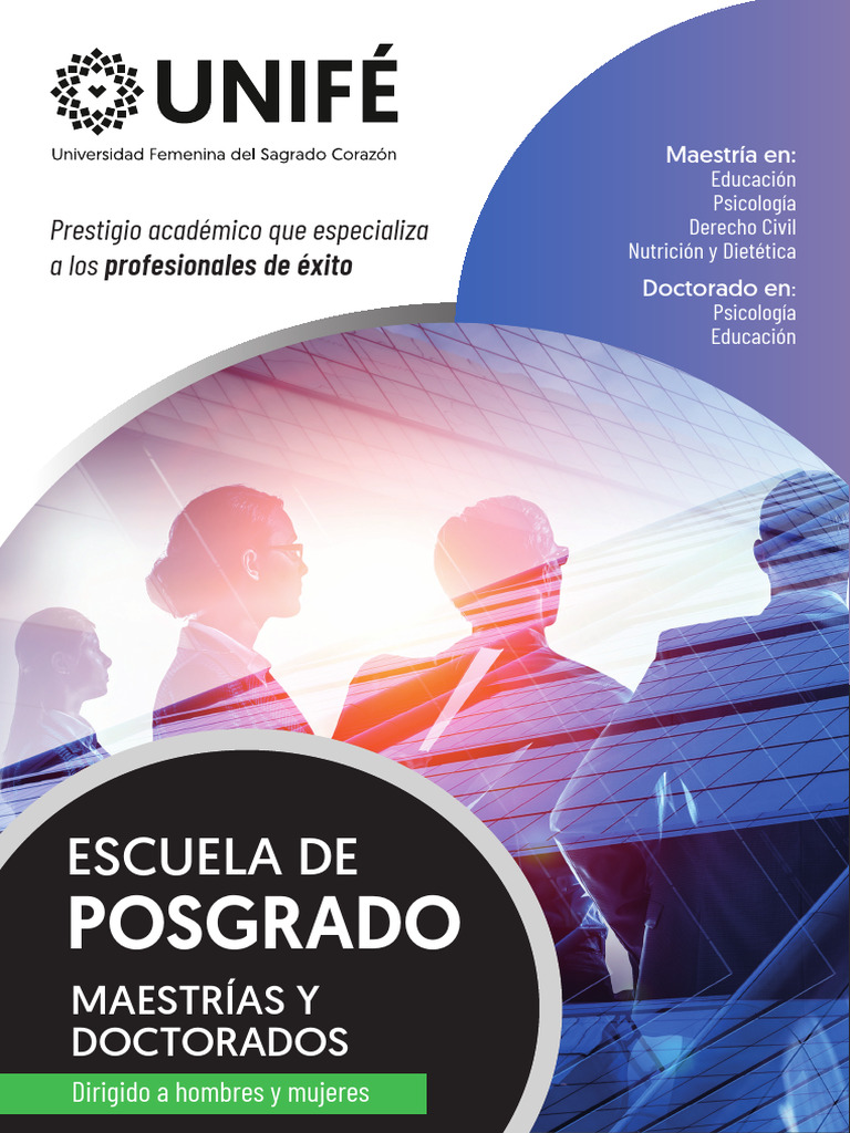 Posgrado UNIFÉ: Maestrías y Doctorados | PDF