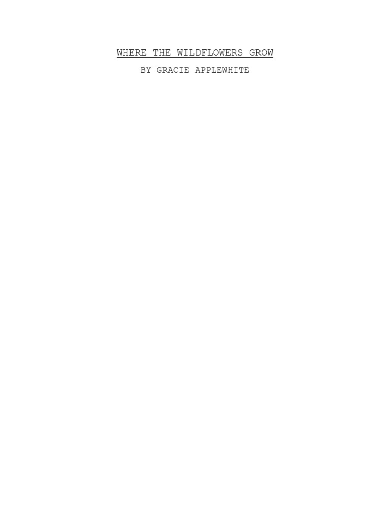 Where the Wildflowers Grow | PDF