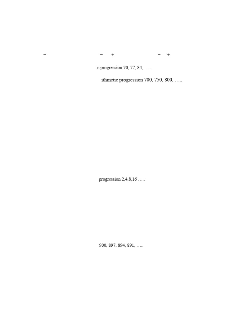 Mat1044 Worksheet 6 Sequence and Series | PDF | Arithmetic ...