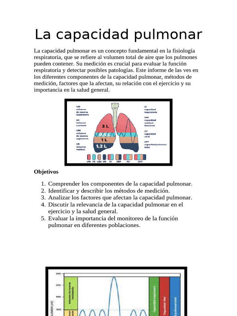 La Capacidad Pulmonar Es Un Concepto Fundamental en La Fisiología ...