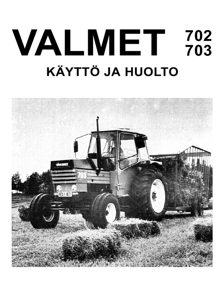 Valmet 702-703 User and Maintenance Manual FI | PDF