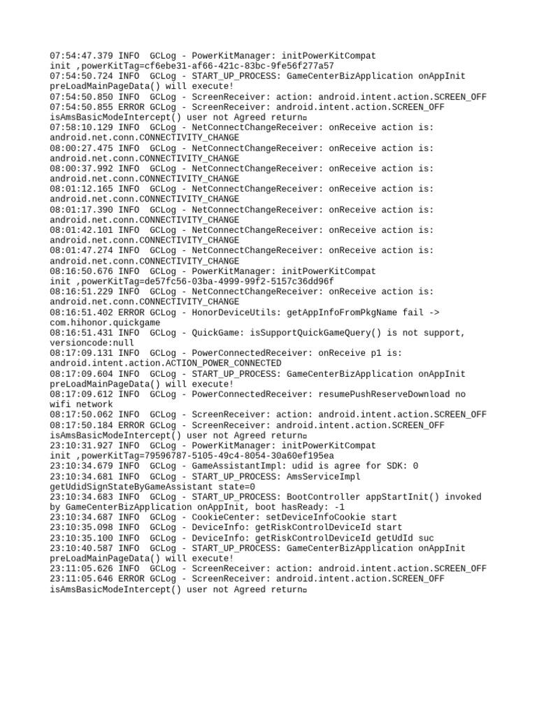 Developer Log Analysis | PDF