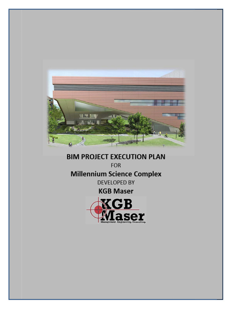 BIM Project Execution Plan | PDF | Building Information Modeling | Technical Drawing