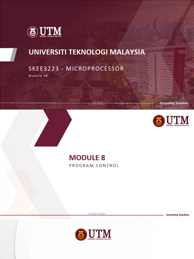 SKEE3223 - Module 08 | PDF | Central Processing Unit | Software Engineering