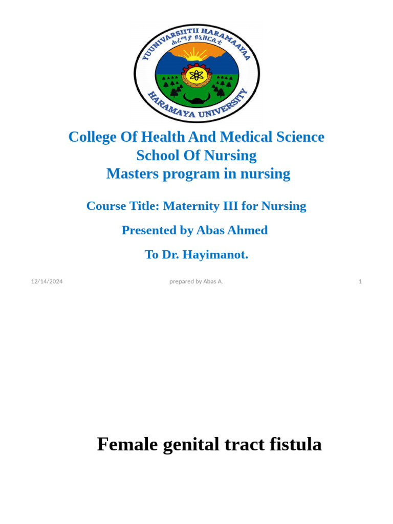 Fistula | PDF | Vagina | Childbirth Fistula | PDF | Vagina | Childbirth