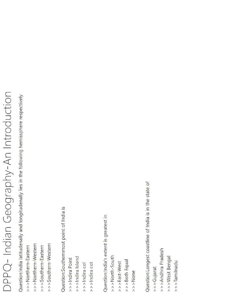 Indian Geography | PDF