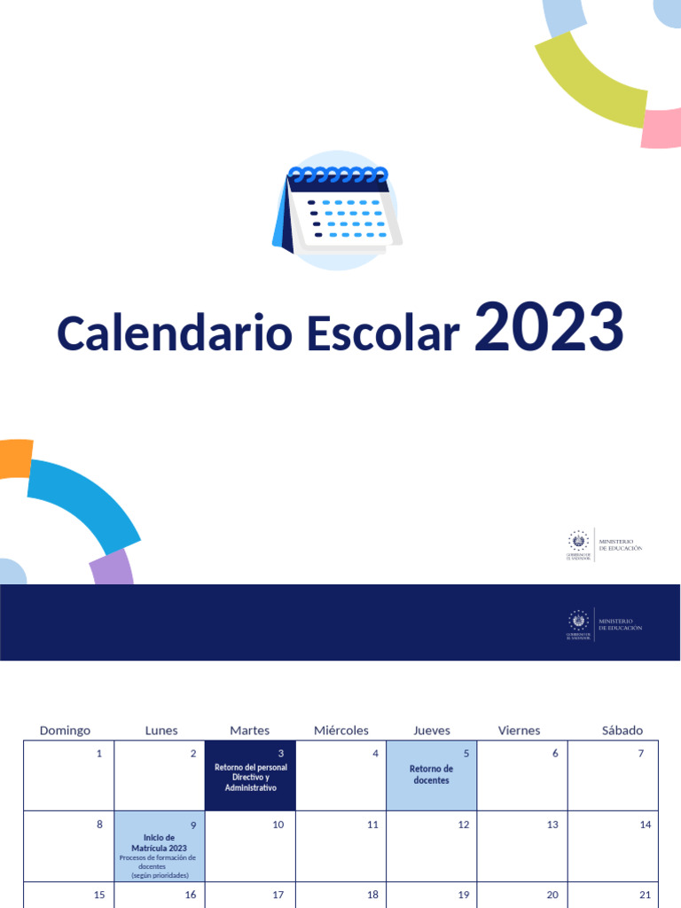 CALENDARIO 2023 v3 cambios | PDF