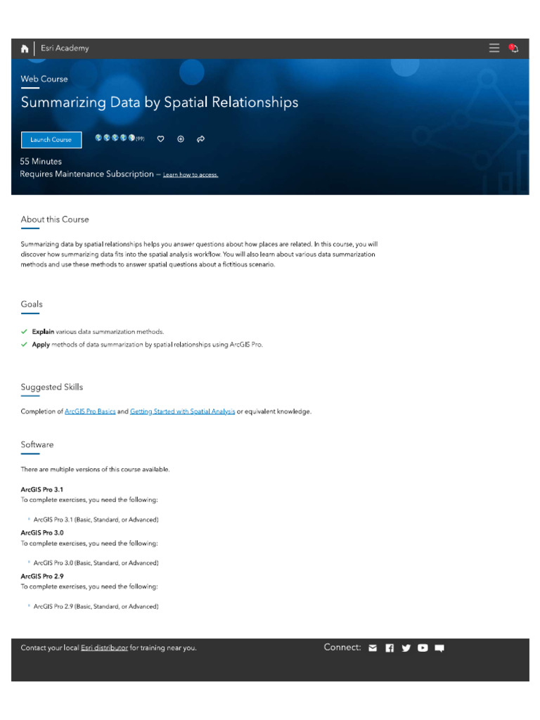 Summarizing Data by Spatial Relationships | PDF Summarizing Data by Spatial Relationships | PDF