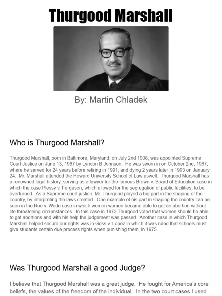 Thurgood Marshall | PDF