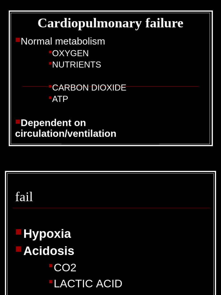 Cardiopulmonary Failure: Causes & Resuscitation | PDF