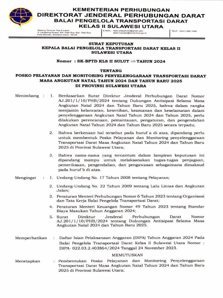 SK Nataru 2024-2025 | PDF