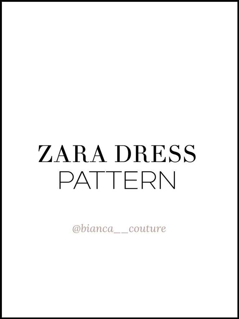 Zara-Pattern PDF | PDF | Crochet | Needlework