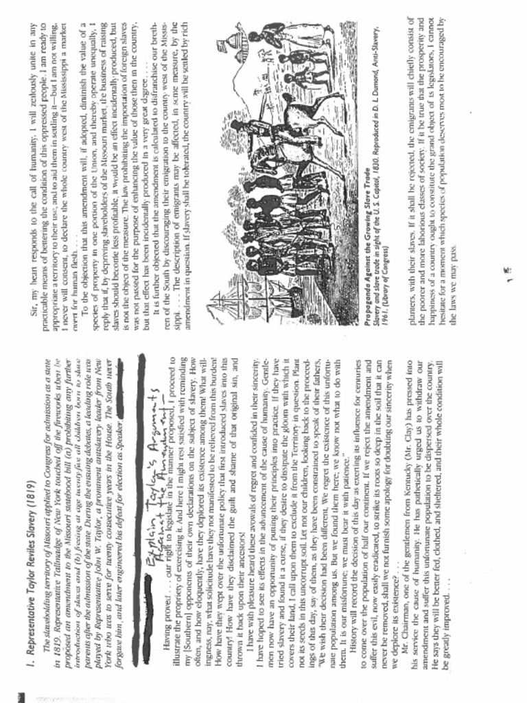 Missouri Compromise Sources | PDF