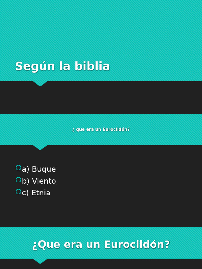 Según La Biblia | PDF