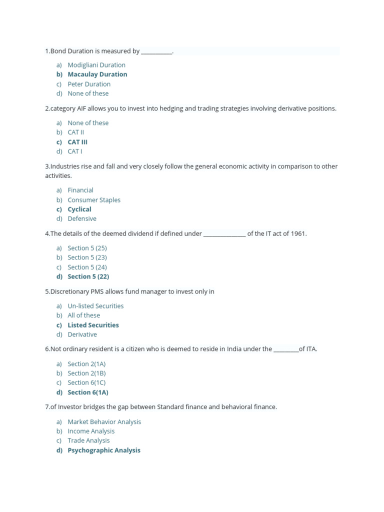 PMS FILE 1 for pms exam | PDF | Bonds (Finance) | Investing