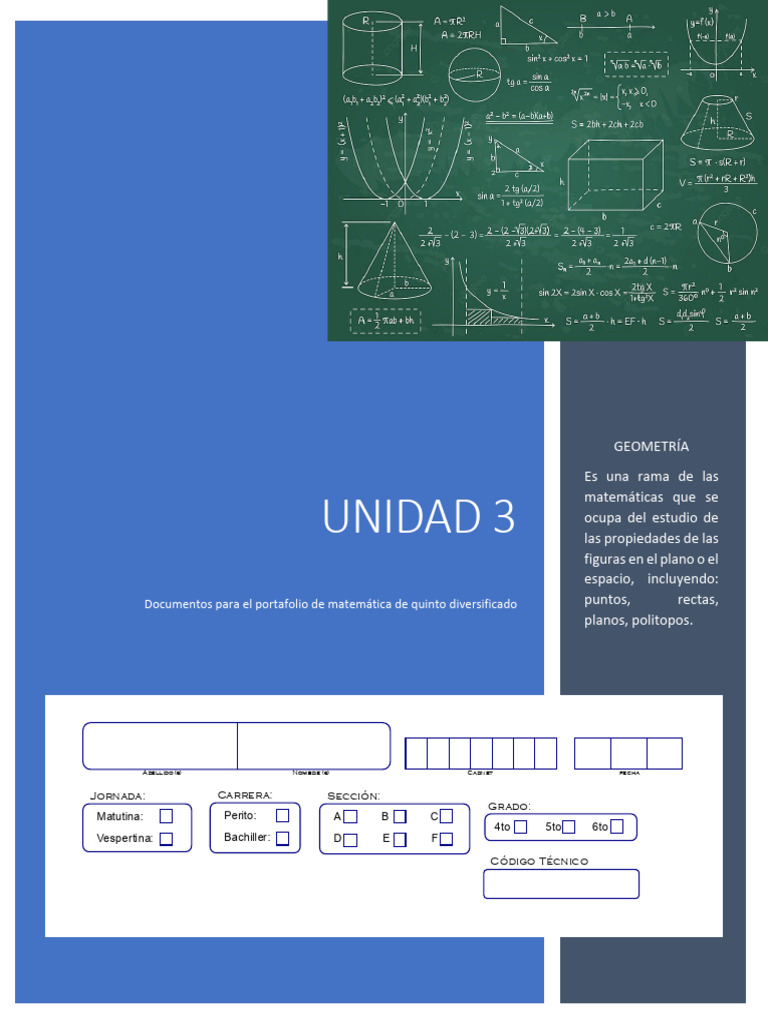 2024 - U3 Mat5 | PDF | Curva | Geometría analítica