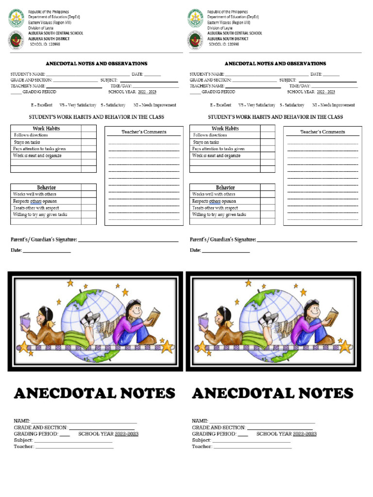 Anecdotal Record | PDF