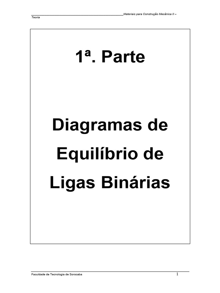 Diagrama de Equilibrio | PDF | Diagrama de fase | Aço