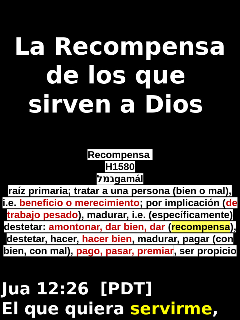 La Recompensa de Los Que Sirven A Dios | PDF | Saulo | David