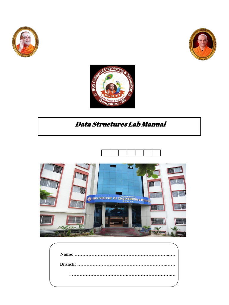 data structures lab manual | PDF | Engineering | Queue (Abstract Data Type)
