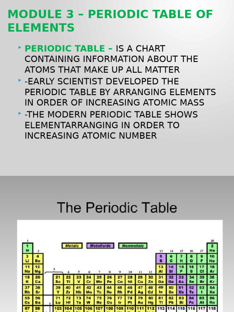 The Periodic Table Presentation From Actionsave | PDF | Periodic Table | Physical Chemistry