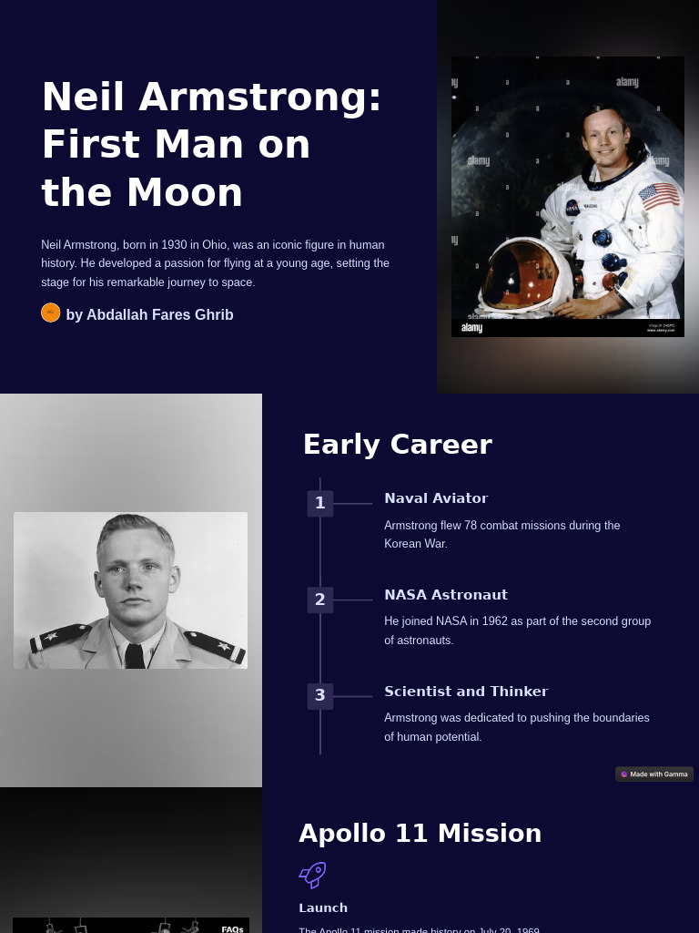 Neil Armstrong First Man On The Moon | PDF
