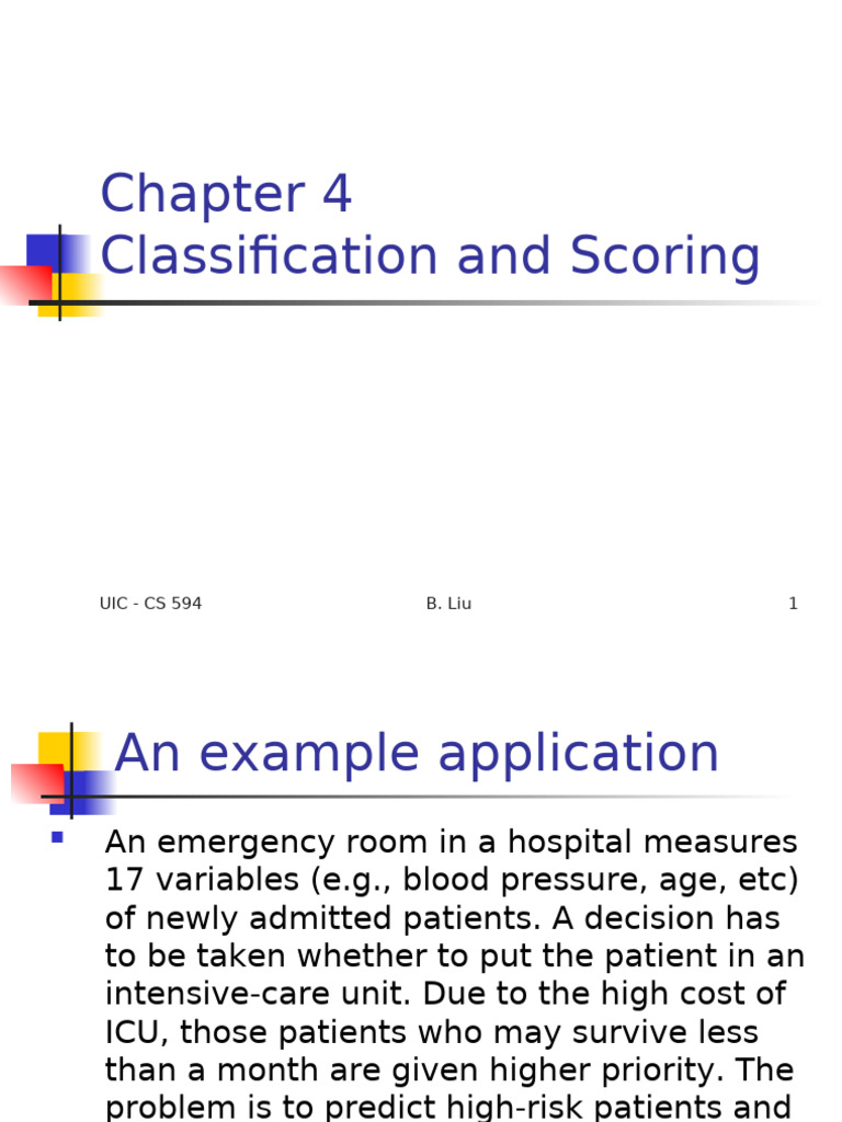 CS583 Classification | PDF | Statistical Classification | Cross ...