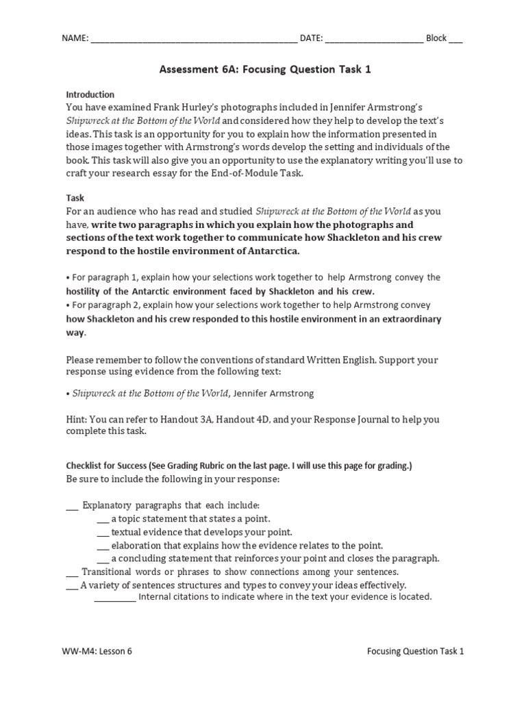 Kami Export - Assessment 6A - FQ Task 1 | PDF | Human Communication