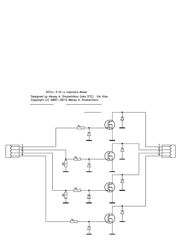 secu3_hi-z_injdrv | PDF | Electrical Engineering | Power Electronics