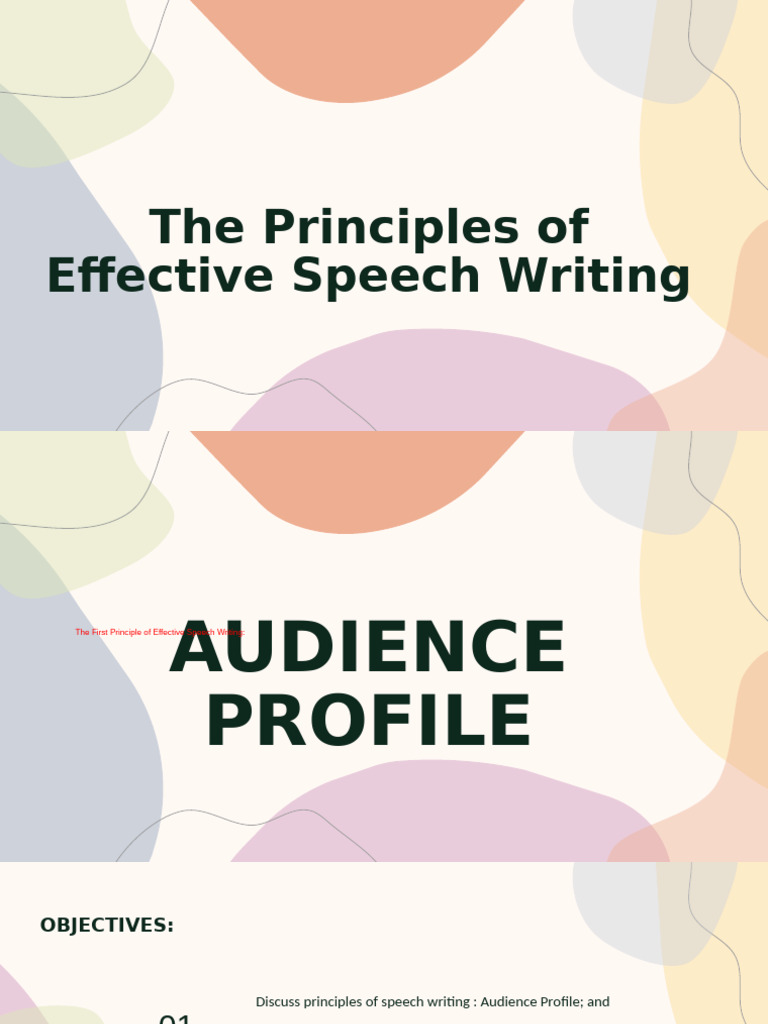 Week 15 Principles of Effective Speech Writing | PDF | Jargon | Cognition