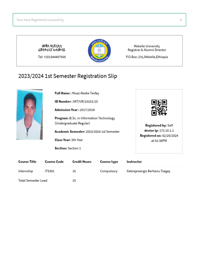 Mekelle University | PDF