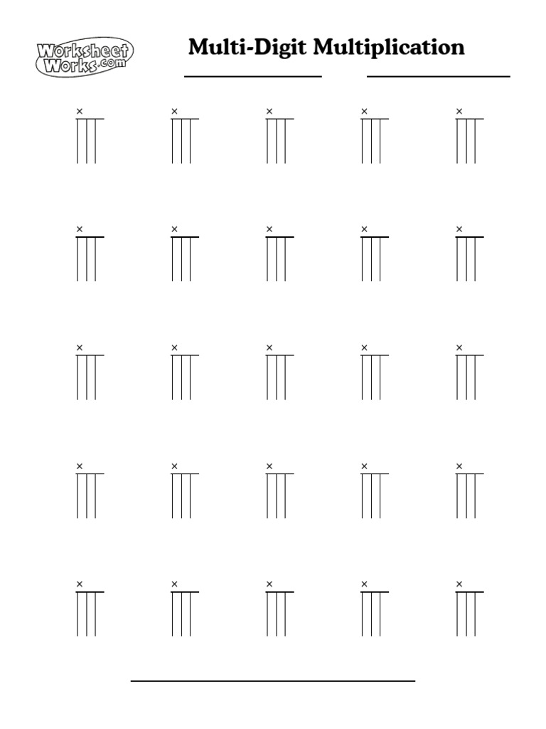 Y5 M1 2-digit Multiplication | PDF