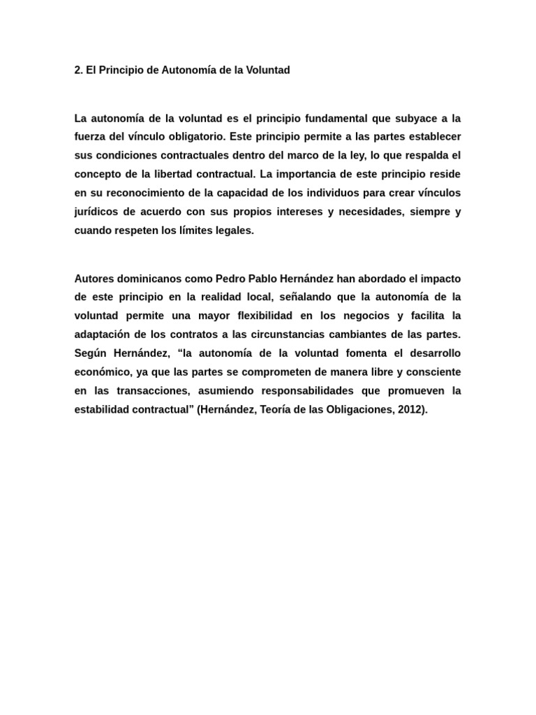 autonoia de la voluntad | PDF