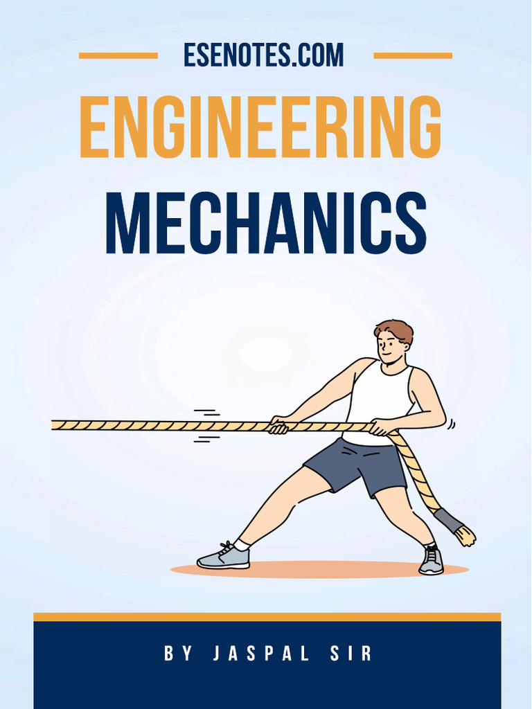 Sample Engineering Mechanics By Jaspal Sir (Normal Handwritten) F-1 | PDF