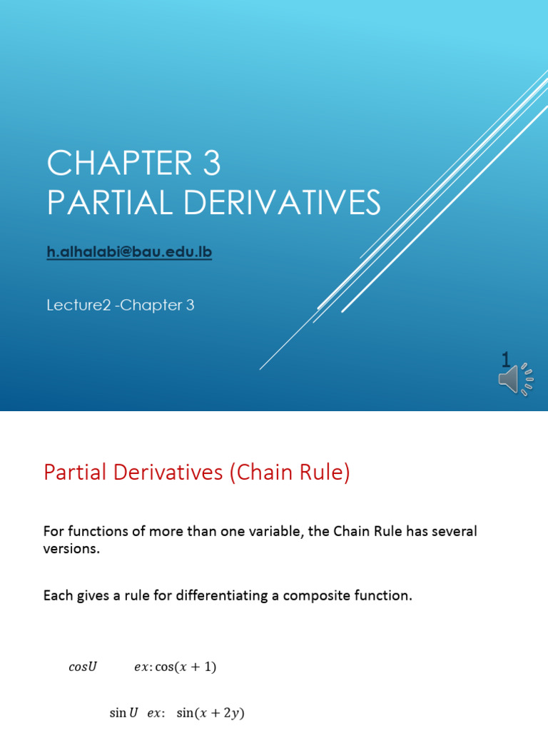 Chapter3-Lecture 2 | PDF | Derivative | Function (Mathematics) Chapter3-Lecture 2 | PDF | Derivative | Function (Mathematics)