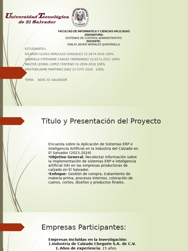 Diapositivas de Sica | PDF | Planificación de recursos empresariales | Cadena de suministro