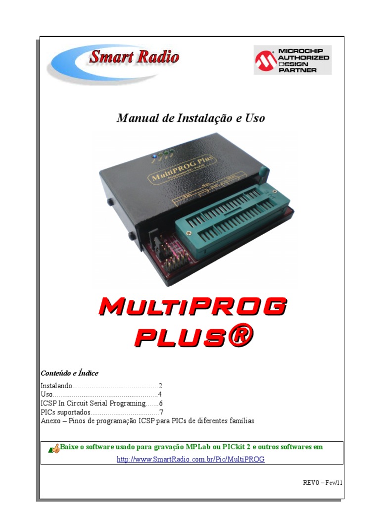 Manual Multi Prog Plus | PDF | USB | Diodo emissor de luz