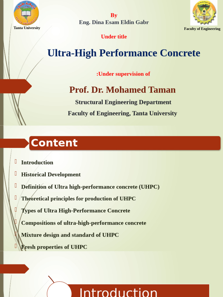 Ultra-High-Performance Concrete | PDF | Concrete | Cement