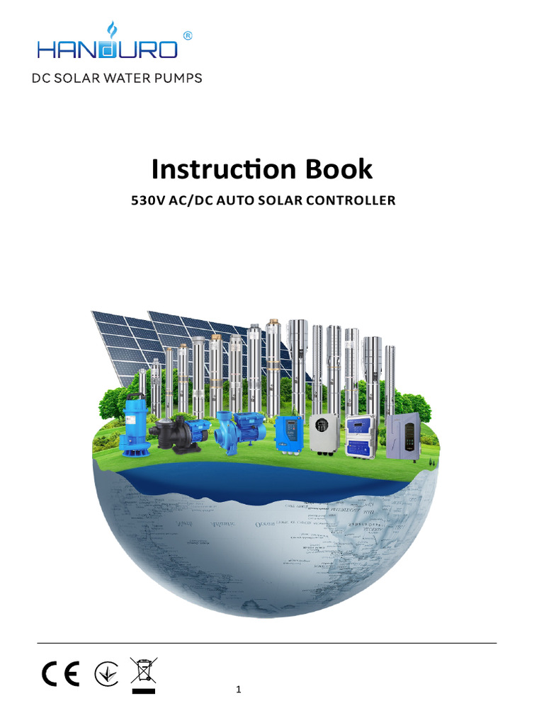 AC/DC Solar Controller Manual | PDF | Power Supply | Solar Panel