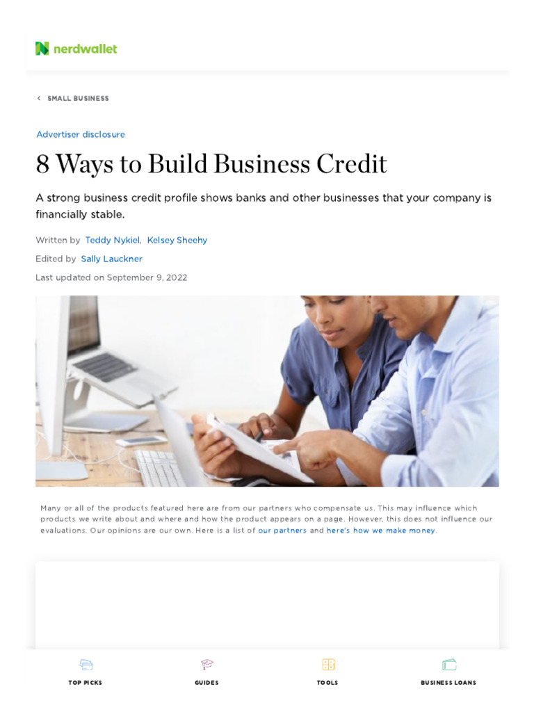 How To Build Business Credit in 7 Steps - NerdWallet | PDF | Credit ...