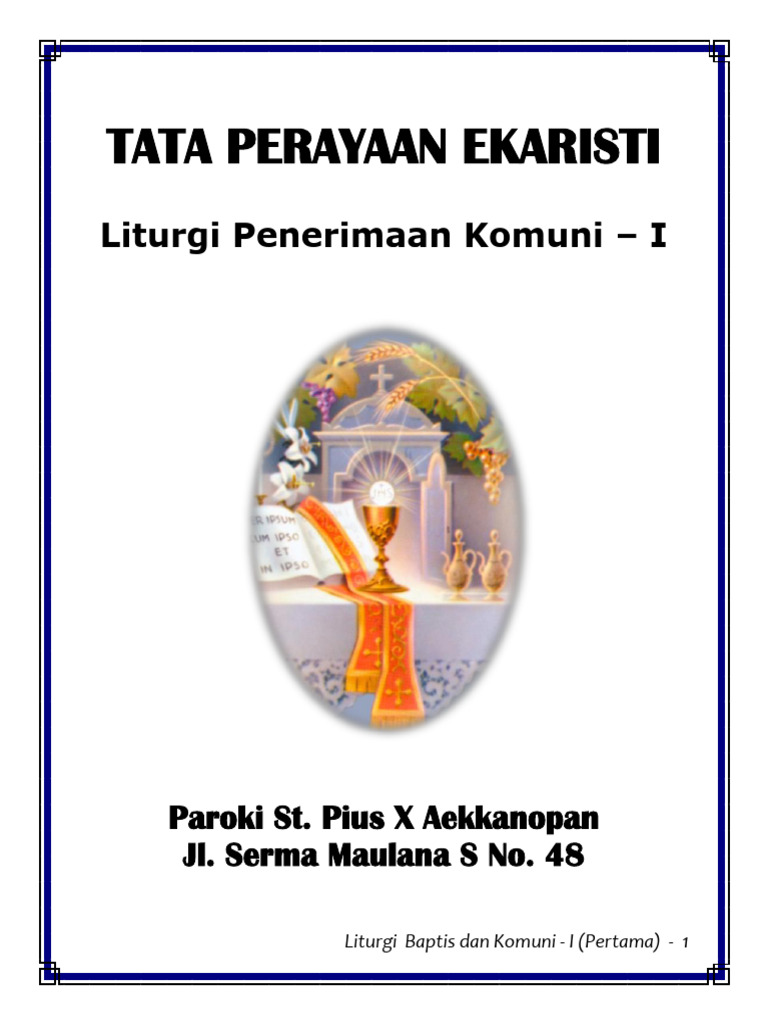 TPE Komuni I B. Indonesia Dengan TPE Yang Baru | PDF