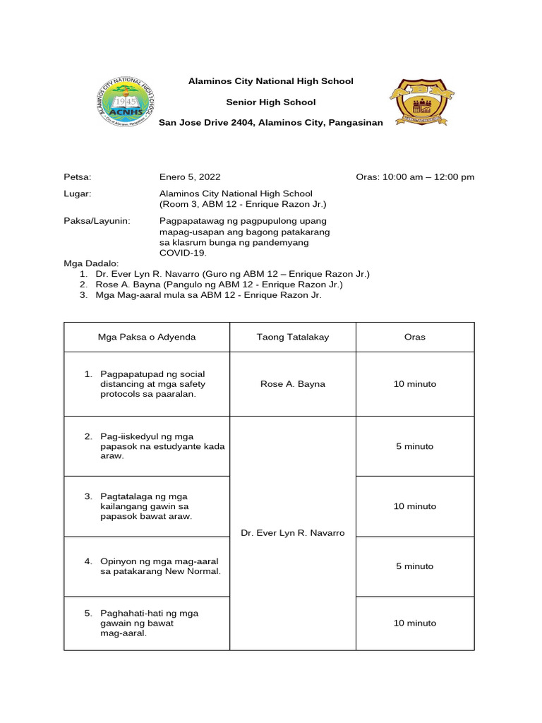 Performance Task Last Activity Sa Week 4 | PDF