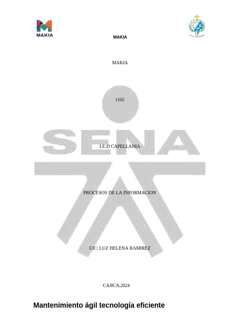 Makia Trabajo Final (Manual) | PDF | Marketing | Calidad (comercial)