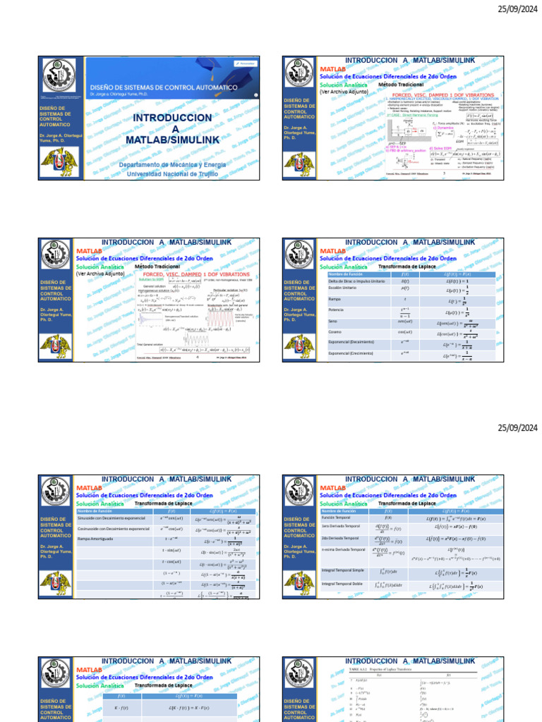 2.intro Matlab&Simulink | PDF | Ecuaciones | Transformada de Laplace 2.intro Matlab&Simulink | PDF | Ecuaciones | Transformada de Laplace