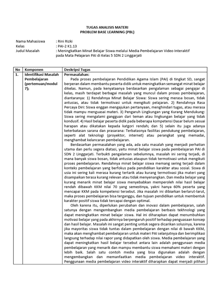 Bismillah Tugas Terakhir | PDF