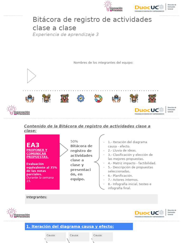 Bitácora EA3 Innovación en Procesos | PDF | Software