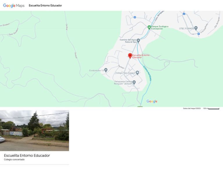 Escuelita Entorno Educador - Google Maps | PDF